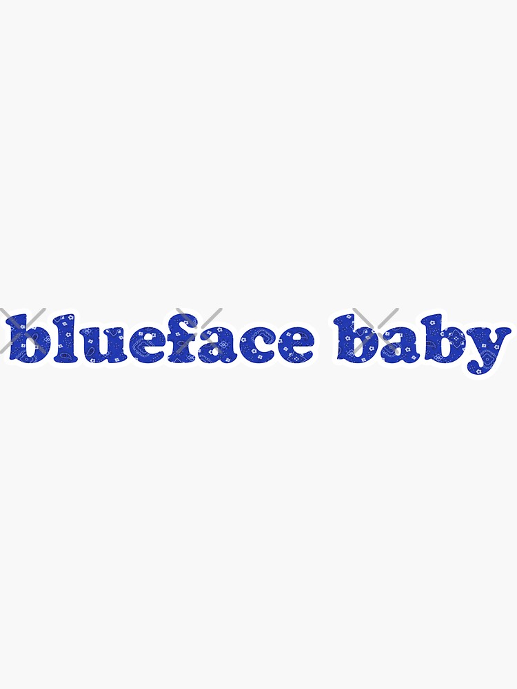 "blueface baby" Sticker for Sale by MindGvmes | Redbubble