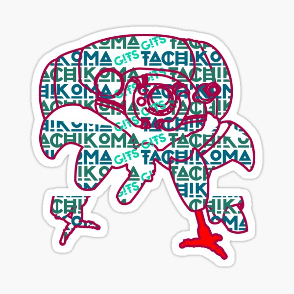 "GITS - Lithium Flower - Tachikoma" Sticker by MountainFold | Redbubble
