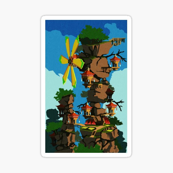 "Rito Village" Sticker for Sale by -Varro- | Redbubble