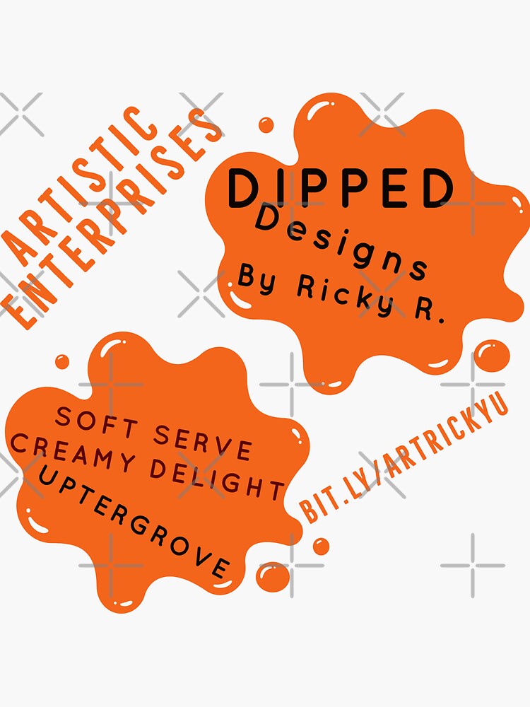 "DIPPED DESIGNS IN SWEET CONFECTIONS LOGO ARTISTIC ENTERPRISES RICKY R ...