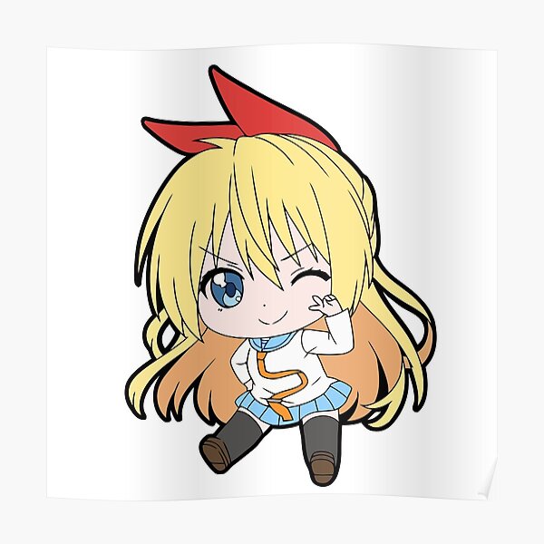 "Chitoge Chibi" Poster by Chibify | Redbubble