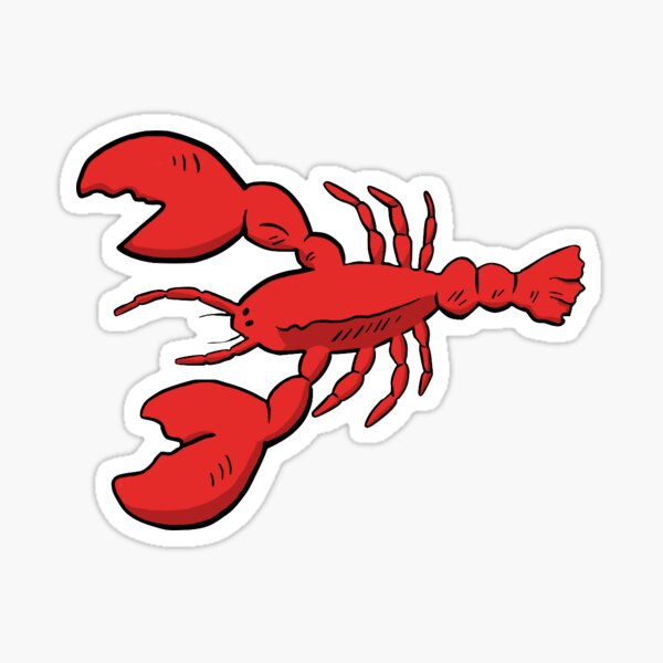 "Lobster" Sticker for Sale by Dalymcg | Redbubble