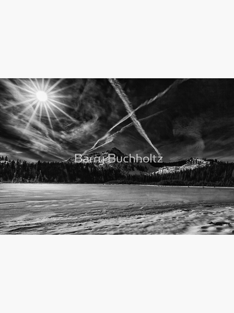 "A black and white photograph of Eureka Pk." Metal Print for Sale by ...