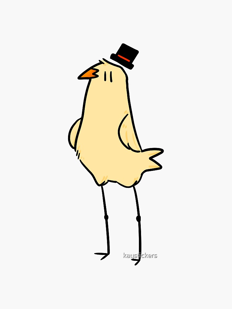 "Dapper bird" Sticker for Sale by kaystickers | Redbubble