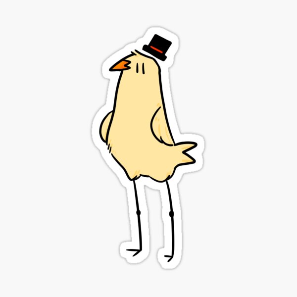"Dapper bird" Sticker for Sale by kaystickers | Redbubble
