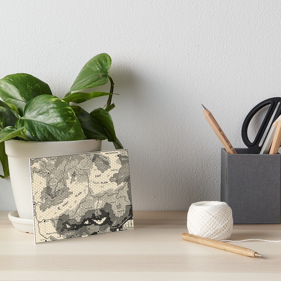 "Map of Balazar (Griffin Mountain)" Poster for Sale by Chaosium | Redbubble