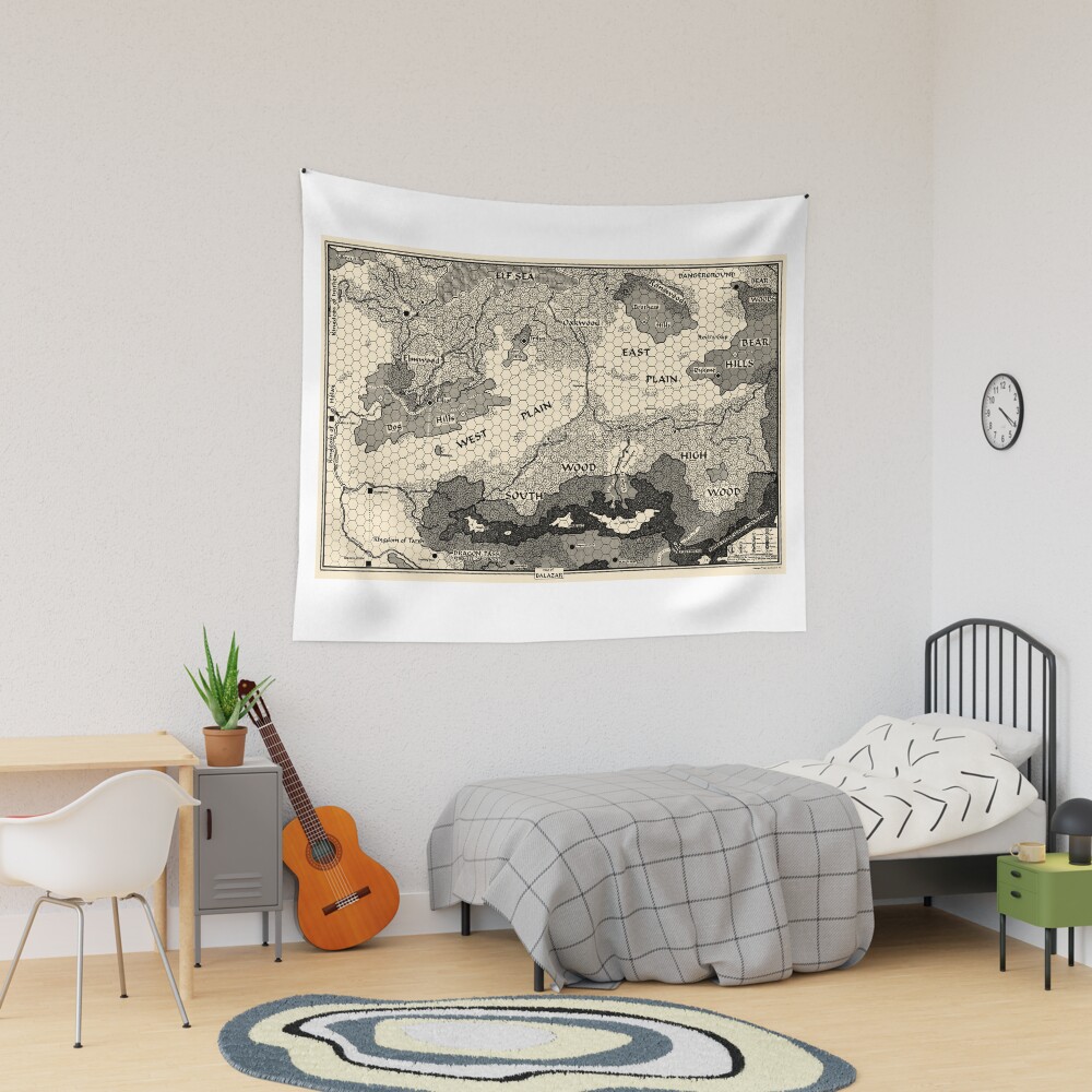 "Map of Balazar (Griffin Mountain)" Poster for Sale by Chaosium | Redbubble