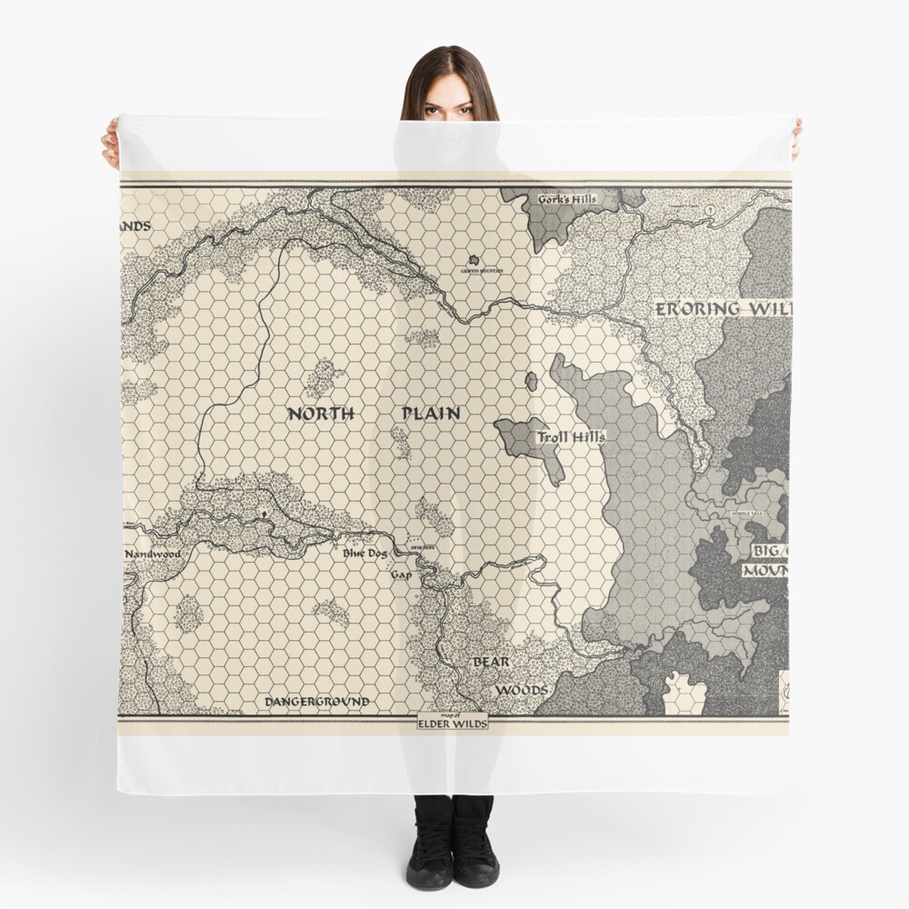 "The Elder Wilds Map (Griffin Mountain)" Poster for Sale by Chaosium ...