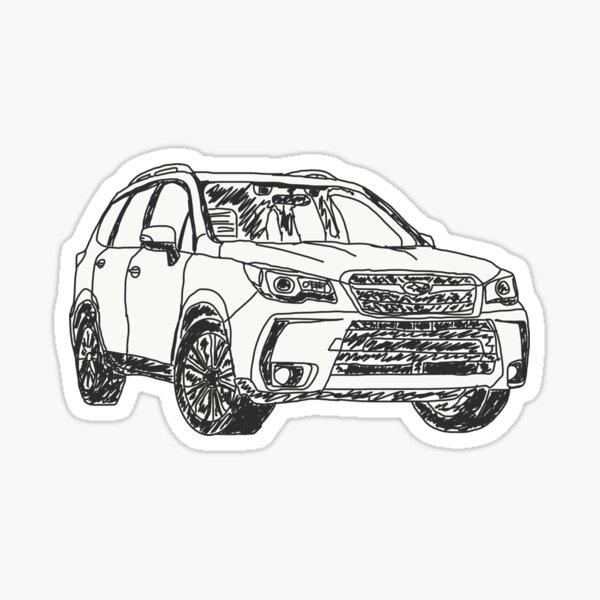 Subaru Forester Stickers | Redbubble