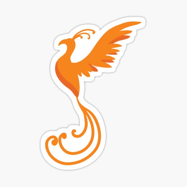 "Phoenix" Sticker for Sale by HDave | Redbubble