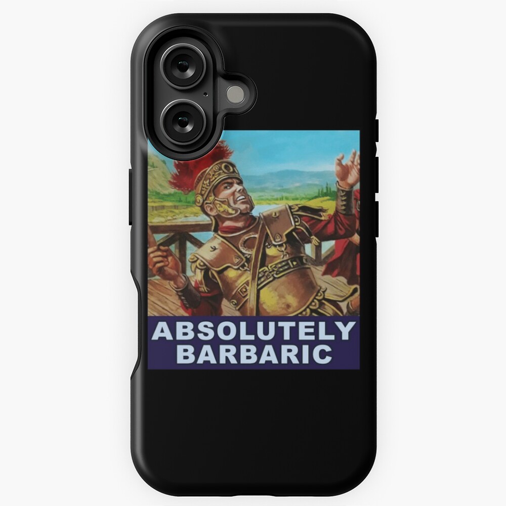"Absolutely Barbaric " Sticker for Sale by toxictrashdump | Redbubble