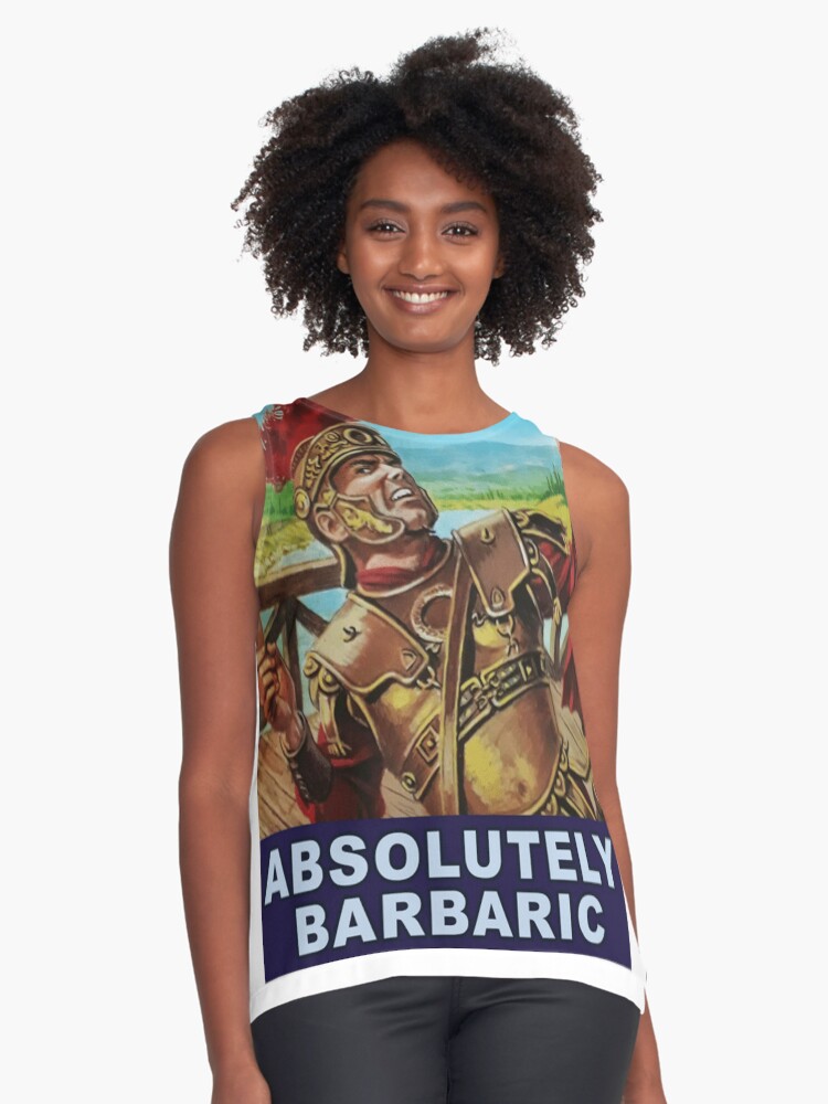 "Absolutely Barbaric " Sticker for Sale by toxictrashdump | Redbubble