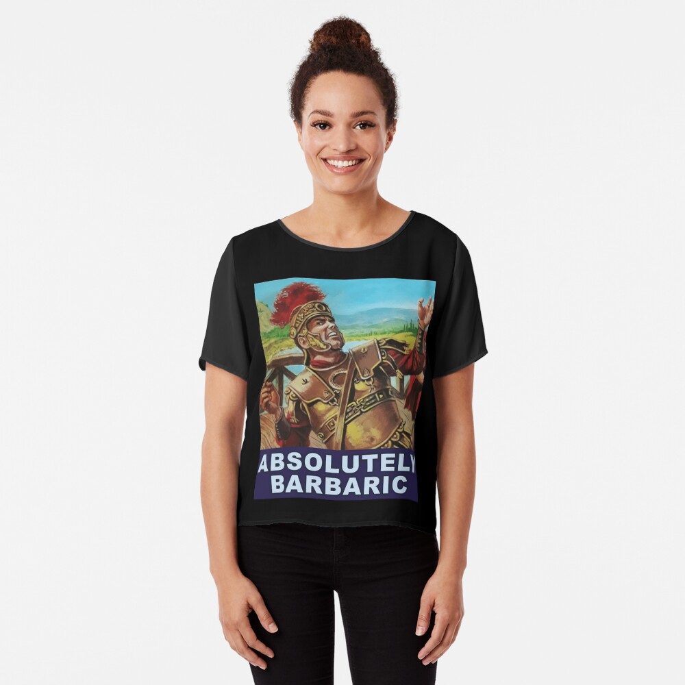 "Absolutely Barbaric " Sticker for Sale by toxictrashdump | Redbubble