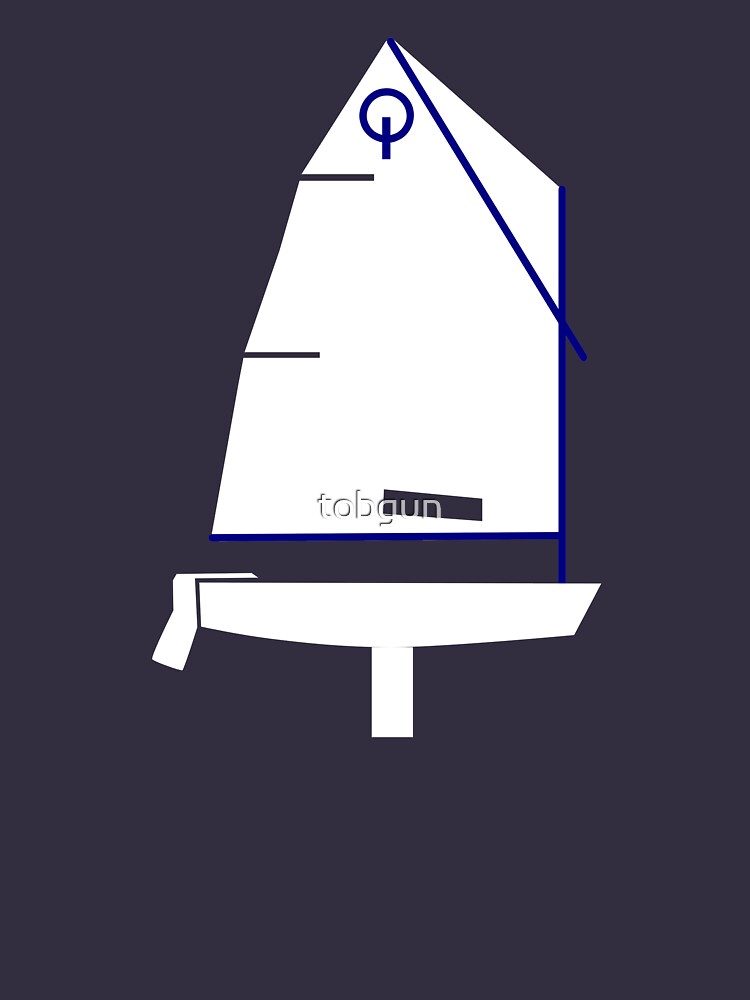 "Optimist sailing class" T-shirt for Sale by tobgun | Redbubble ...