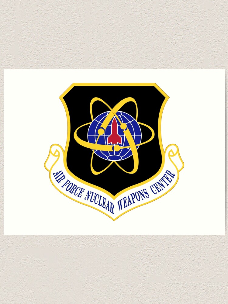 Lámina artística «Centro de Armas Nucleares de la Fuerza Aérea (AFNWC ...