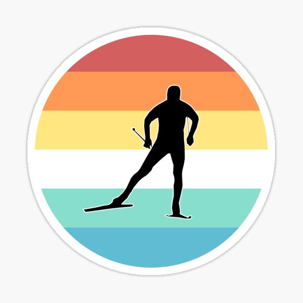 Cross Country Skiing Stickers | Redbubble