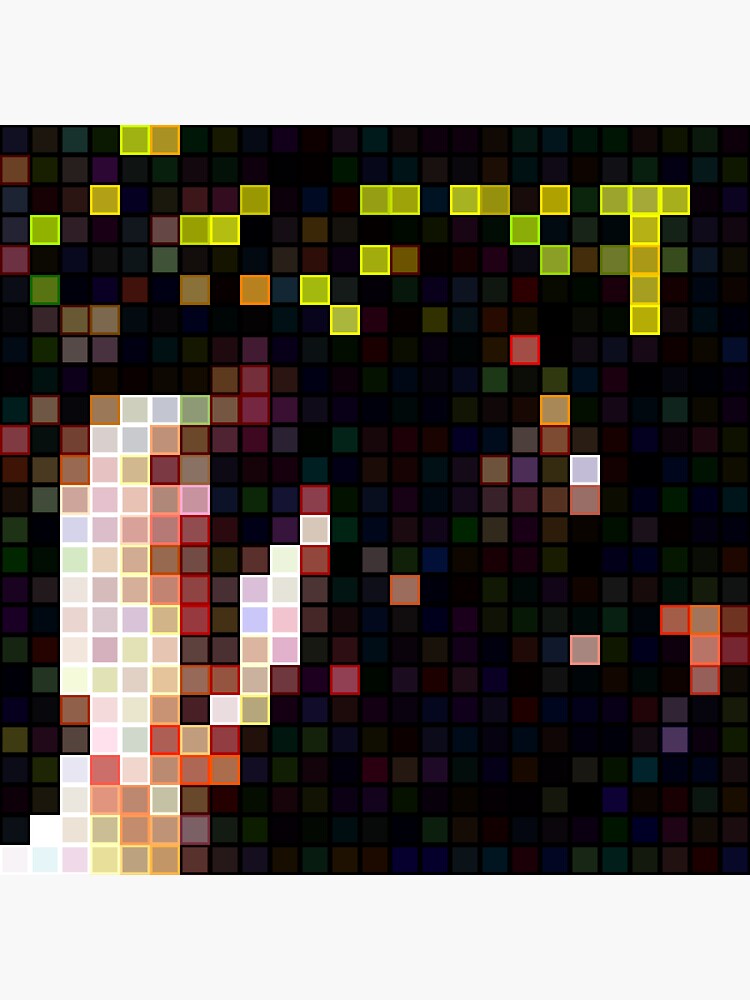 "Pixelated Famous Albums - 21 of 100" Sticker by Stuff-on-Things ...