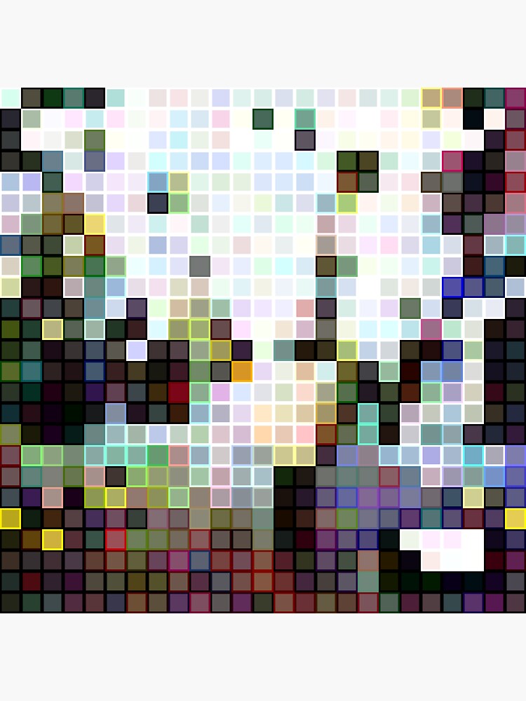 "Pixelated Famous Albums - 32 of 100" Sticker for Sale by Stuff-on ...