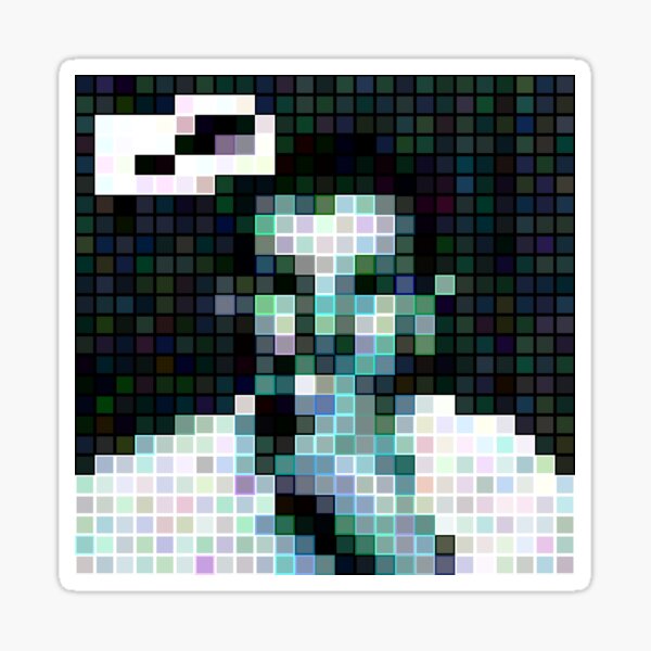 "Pixelated Famous Albums - 35 of 100" Sticker by Stuff-on-Things ...