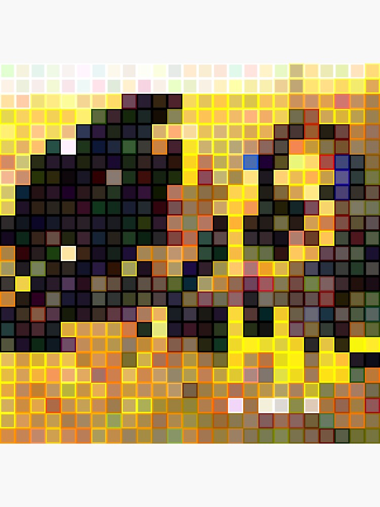 "Pixelated Famous Albums - 48 of 100" Sticker by Stuff-on-Things ...