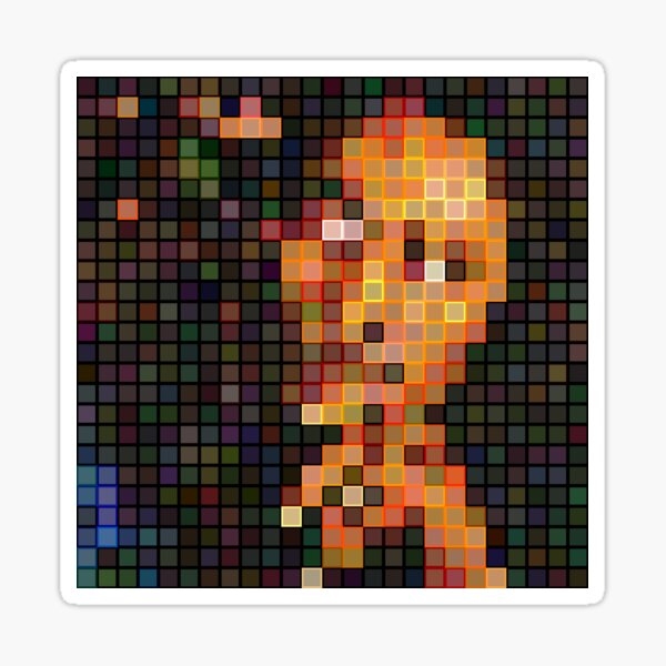 "Pixelated Famous Albums - 49 of 100" Sticker by Stuff-on-Things ...
