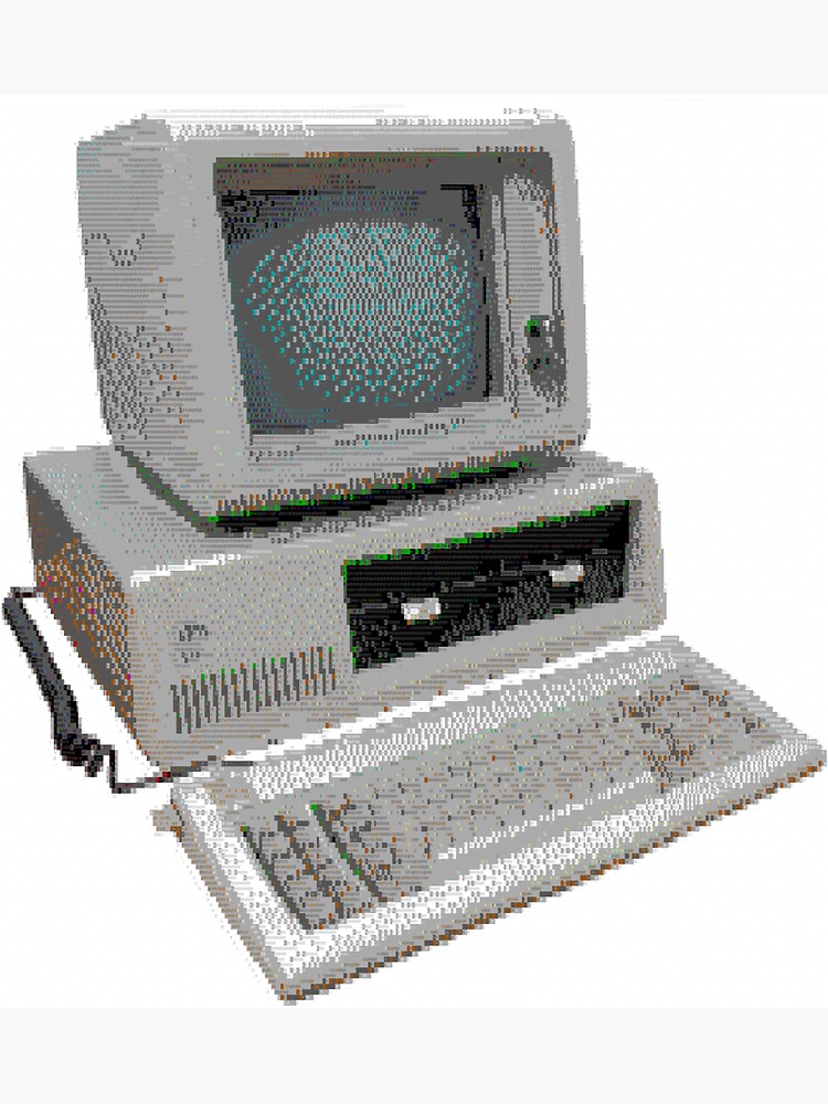 "ASCII Computer" Sticker by CaptianDan | Redbubble