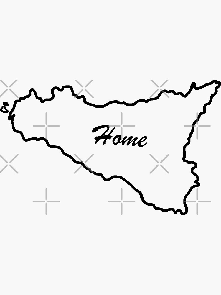 "Sicily" Sticker by catecattano | Redbubble