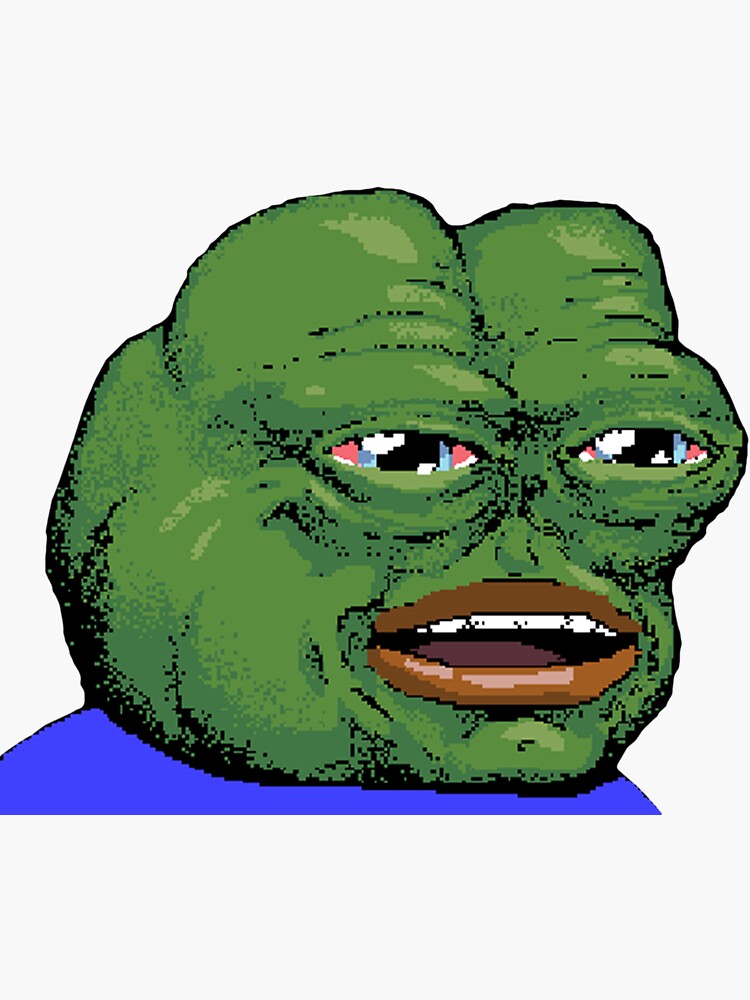 "Rare Pepe" Sticker for Sale by CaptianDan | Redbubble
