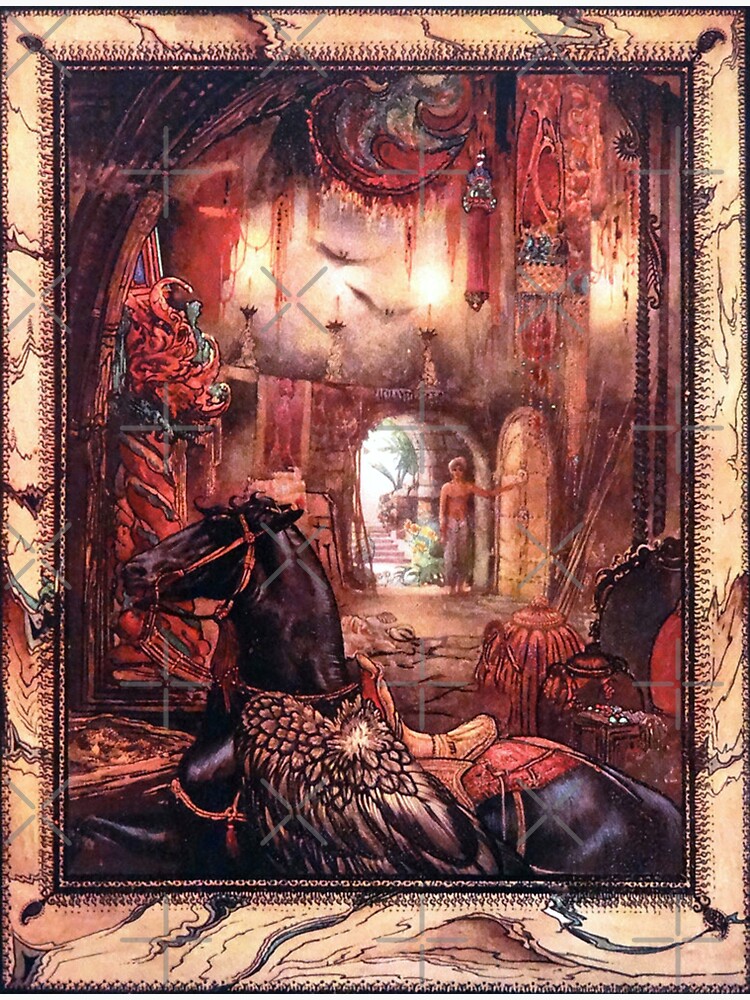 "A Magnificent Steed - Edward Julius Detmold" Sticker by ...