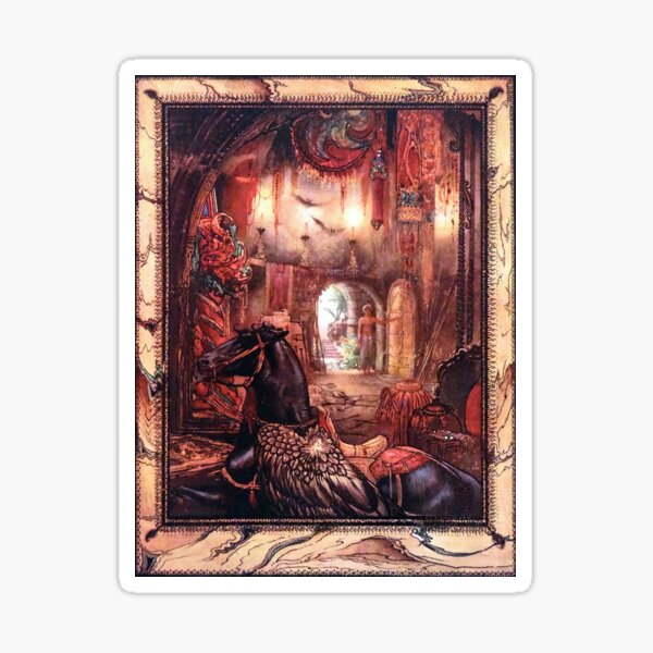 "A Magnificent Steed - Edward Julius Detmold" Sticker by ...