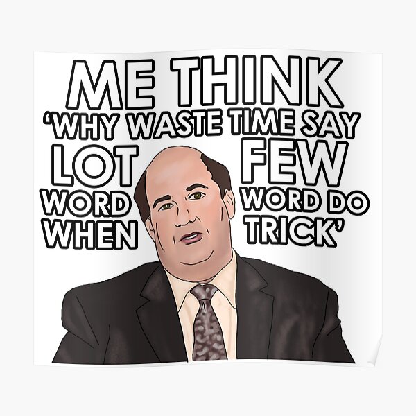 When Few Word Do Trick Posters | Redbubble