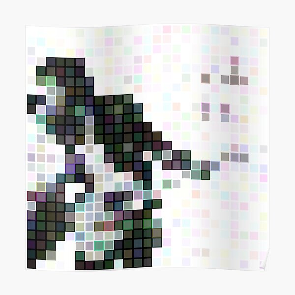 "Pixelated Famous Albums - 55 of 100" Poster by Stuff-on-Things | Redbubble