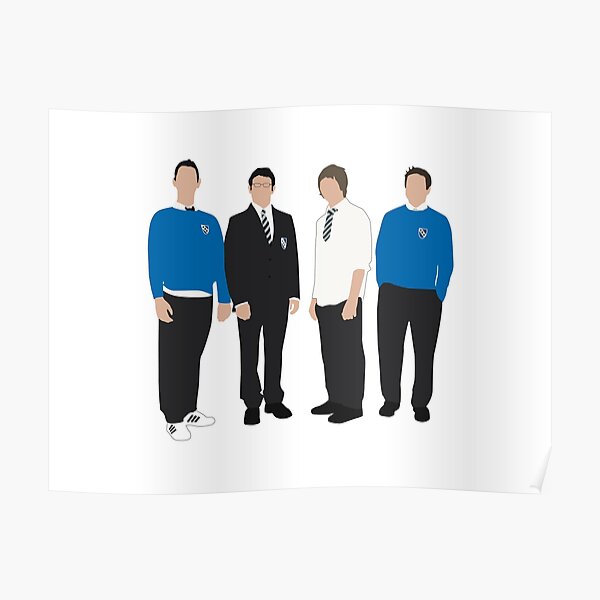 "The Inbetweeners" Poster for Sale by art-fox | Redbubble