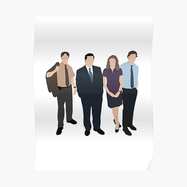 "The Office US - Line Up" Poster by art-fox | Redbubble