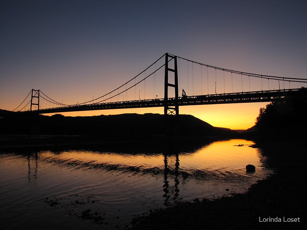 "Dunvegan Bridge Sunset" by Lorinda Loset | Redbubble