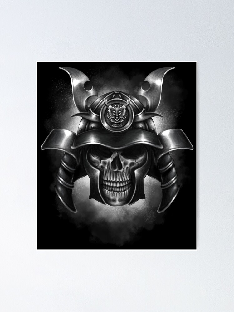 "Ronin Skull" Poster for Sale by GAS-Designs | Redbubble