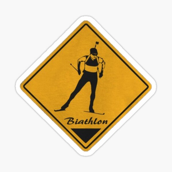 "biathlon" Sticker by Eduard Beck | Redbubble