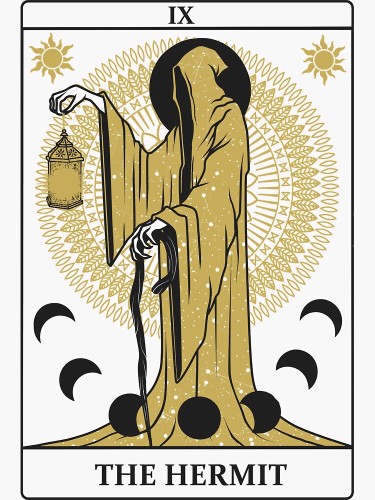 "The Hermit" Sticker for Sale by tiigerdad | Redbubble