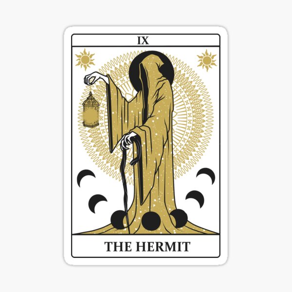 "The Hermit" Sticker for Sale by tiigerdad | Redbubble