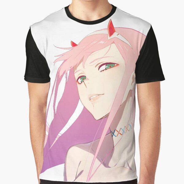 "Darling in the FranXX - Zero Two (halfbody)" T-shirt by JapaneseGoods ...