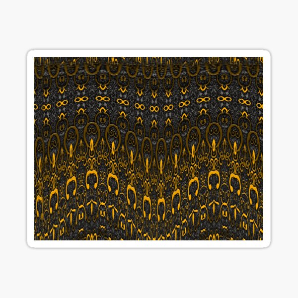 "Baubles in Gold" Sticker for Sale by ArtistsQuest | Redbubble