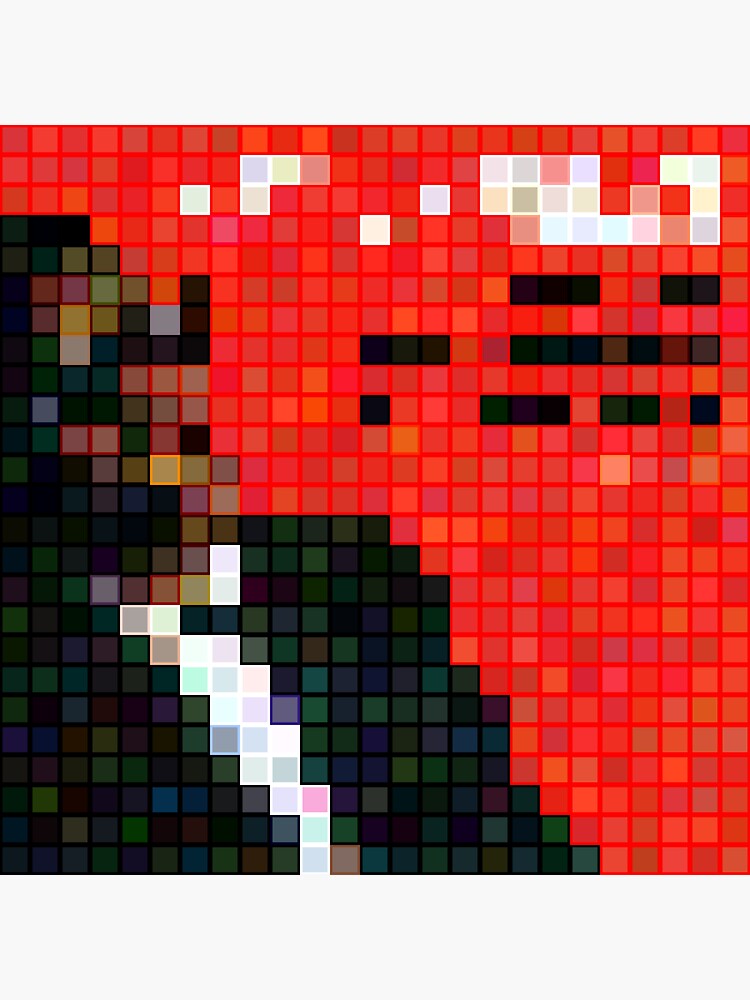 "Pixelated Famous Albums - 86 of 100" Sticker by Stuff-on-Things ...