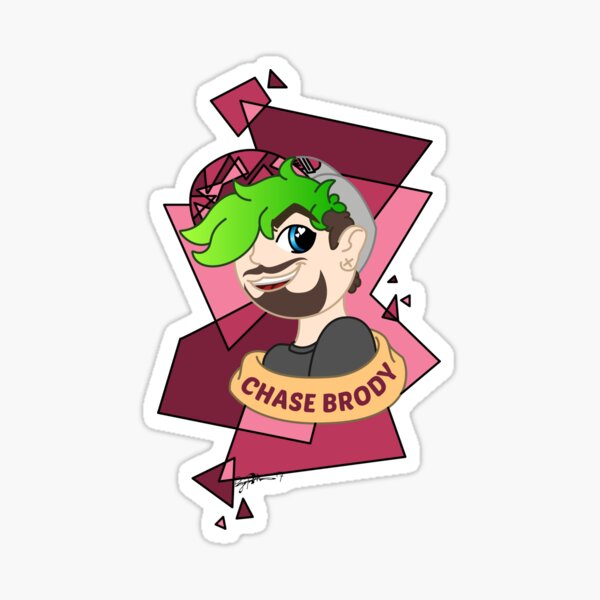 "Chase Brody Art" Sticker by MalgysCrafts | Redbubble