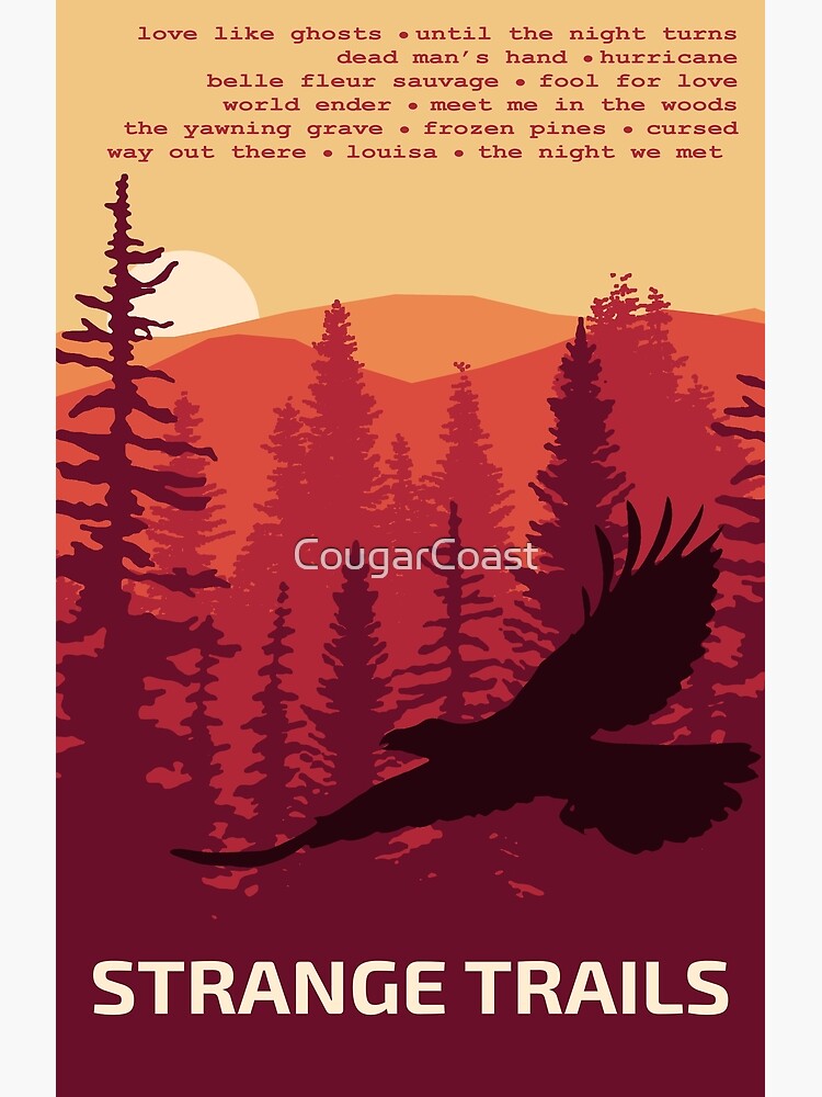 Strange Trails // Lord Huron Premium Matte Vertical Poster