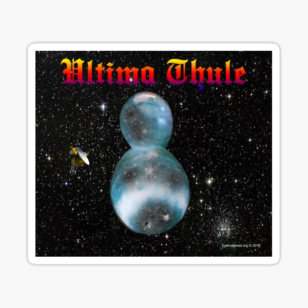 "Ultima Thule" Sticker for Sale by EyeMagined | Redbubble