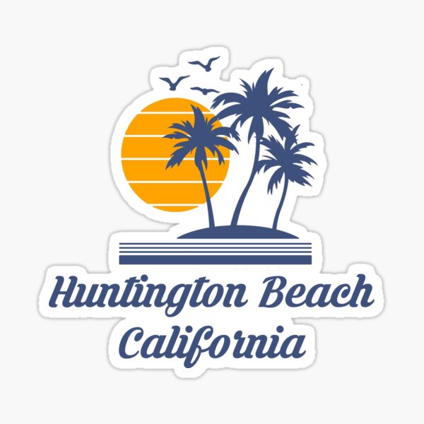 Huntington Beach Stickers | Redbubble