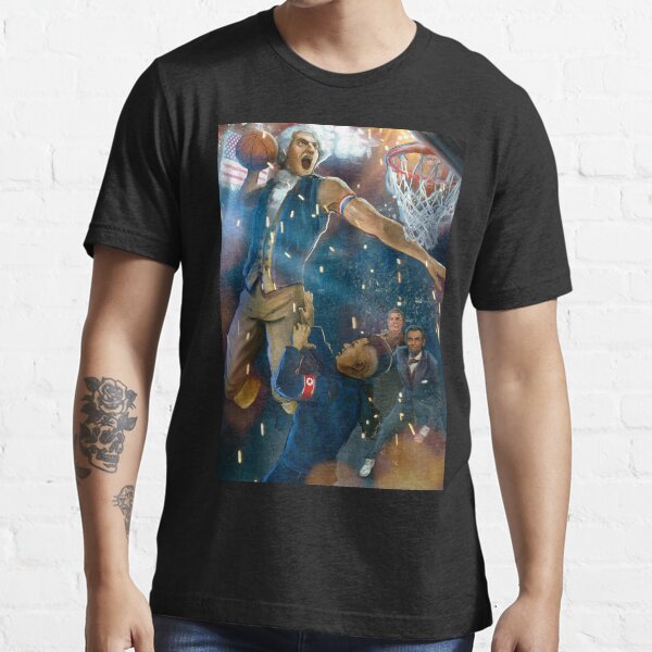 "George Washington dunking on Kim Jong Un" Essential T-Shirt for Sale ...