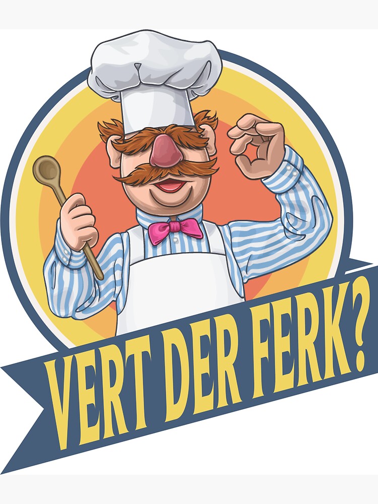 "VERT DER FERK" Magnet for Sale by oldskooldesign | Redbubble