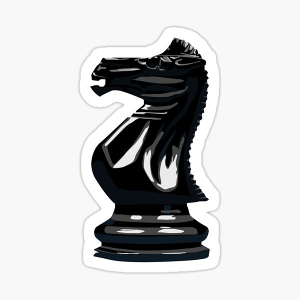 "Black Knight" Sticker for Sale by Michael Wirth | Redbubble