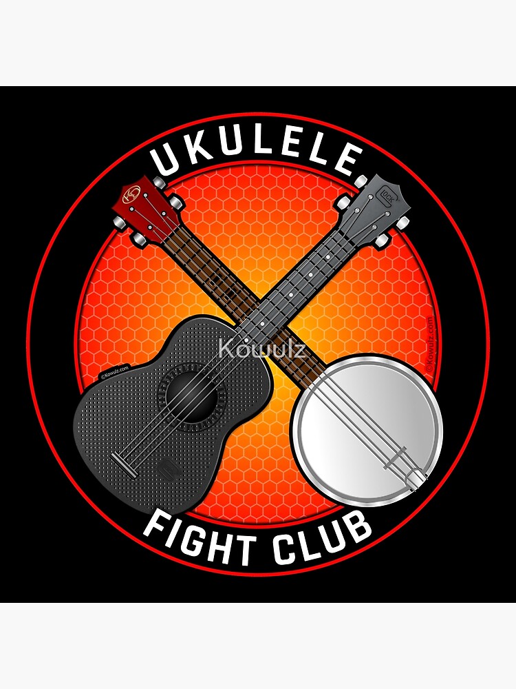"Banjolele - Ukulele Fight Club" Poster for Sale by Kowulz | Redbubble